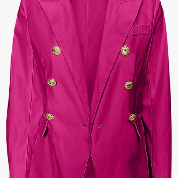 5665 | Jackets & Coats | Raspberry Pink Blazer | Poshmark
